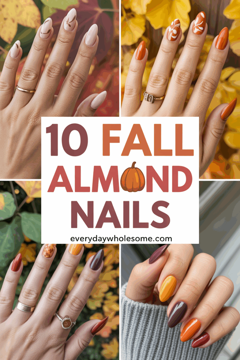 10 Stunning Almond Shaped Nail Ideas for Fall – Everyday Wholesome