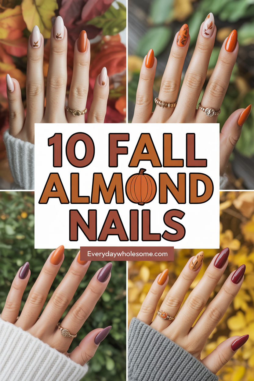 10 Stunning Almond Shaped Nail Ideas for Fall – Everyday Wholesome