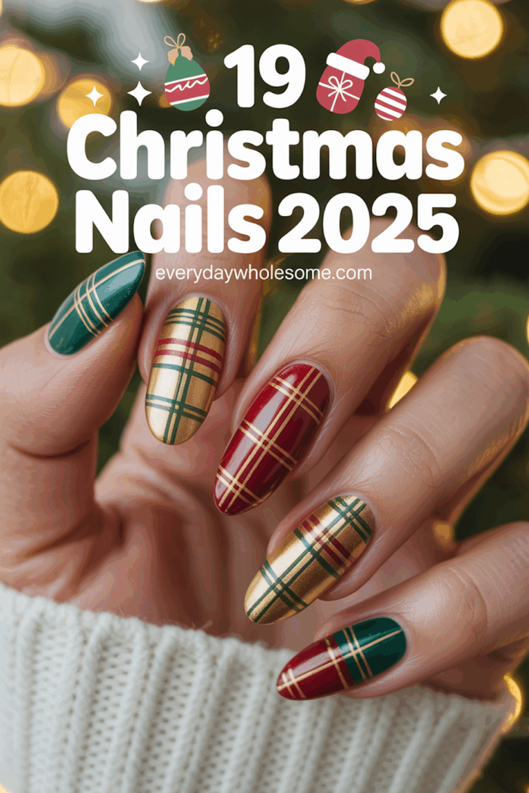 19 Christmas Nails 2025 Ideas for Festive and Stylish Holiday Looks ...