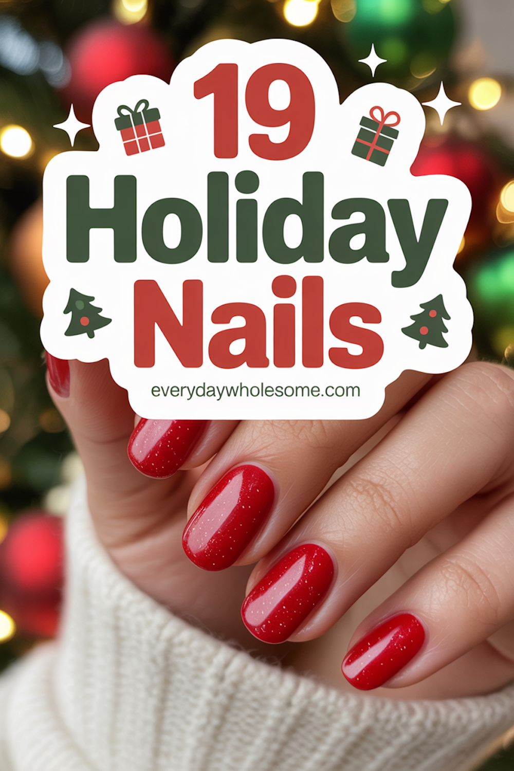 19 Holiday Nails Ideas To Elevate Your Festive Look This Season ...