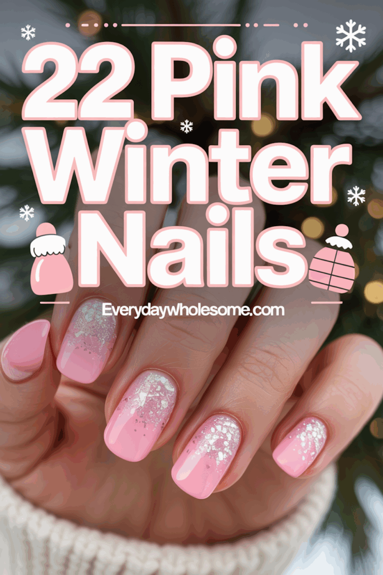 22 Pink Winter Nails Ideas To Elevate Your Seasonal Style – Everyday ...