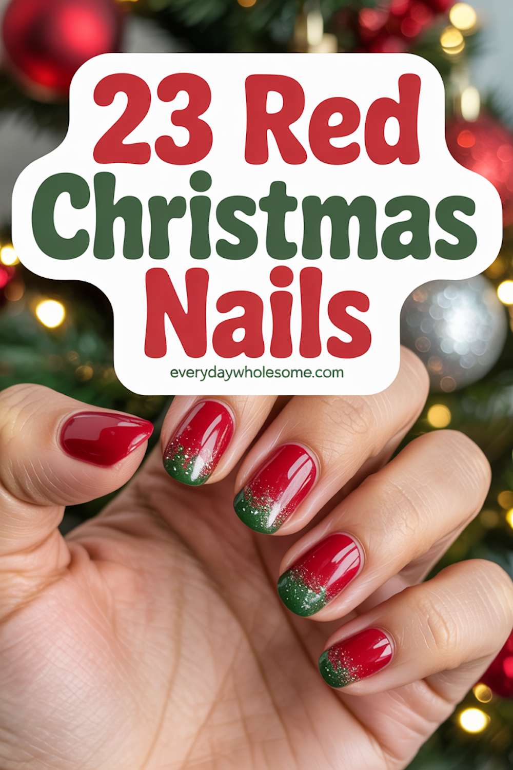 23 Christmas Nails Red Ideas for Festive and Elegant Holiday Looks ...