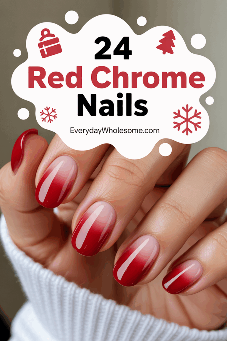 24 Red Chrome Nails Ideas For Stunning, Long-Lasting Manicures ...