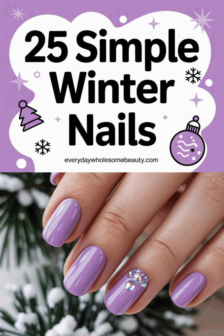 25 Simple Winter Nails Ideas To Refresh Your Seasonal Style – Everyday ...