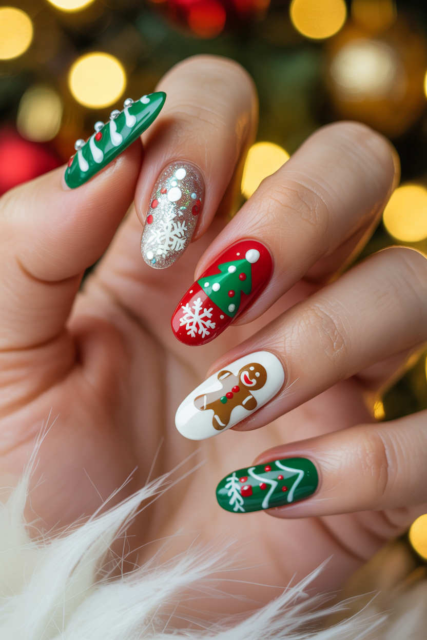 19 Unique Christmas Nails Ideas for Festive and Stylish Holiday Looks ...