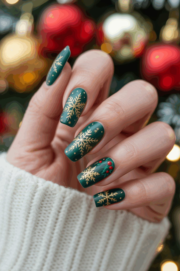 19 Christmas Nails 2025 Ideas for Festive and Stylish Holiday Looks ...