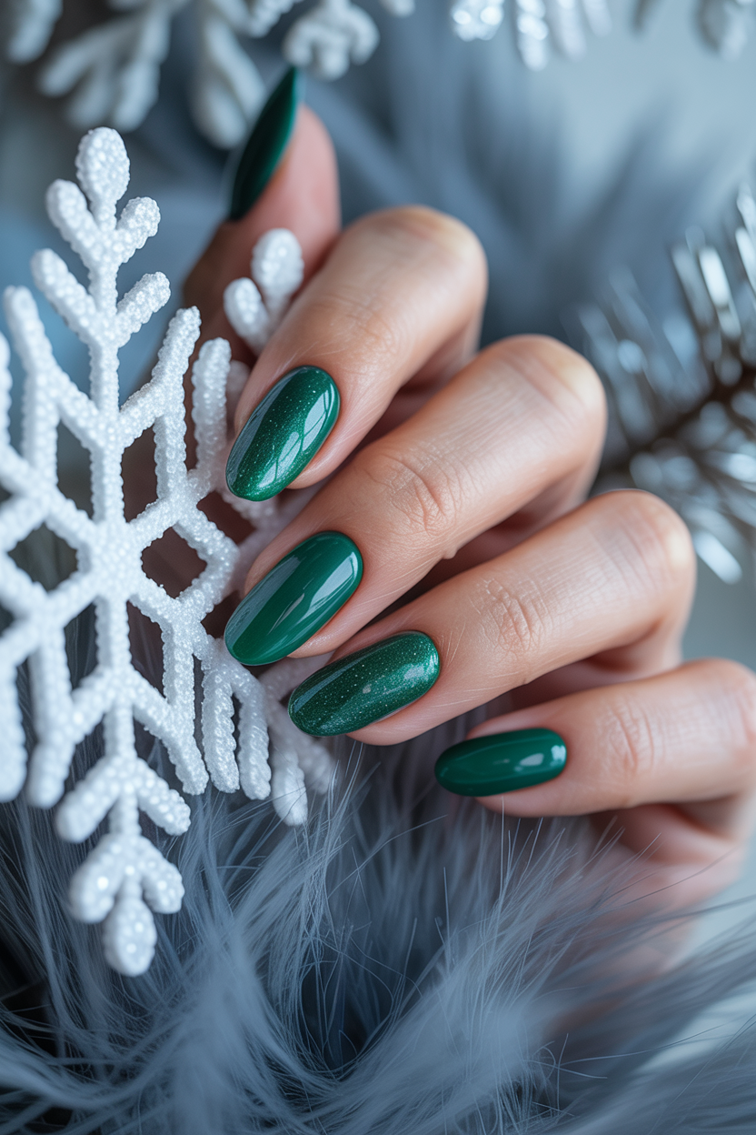 18 Green Winter Nails Ideas for Stylish Seasonal Looks – Everyday Wholesome