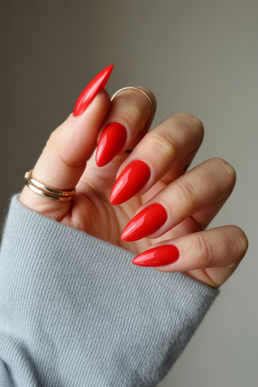 24 Red Chrome Nails Ideas For Stunning, Long-Lasting Manicures ...