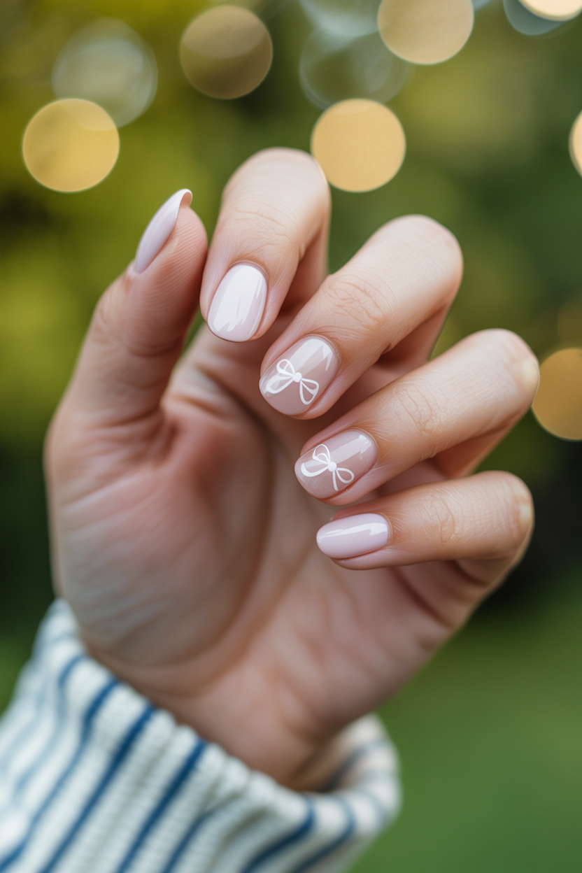 20 Short Christmas Nails Perfect for Festive Minimalism and Style ...