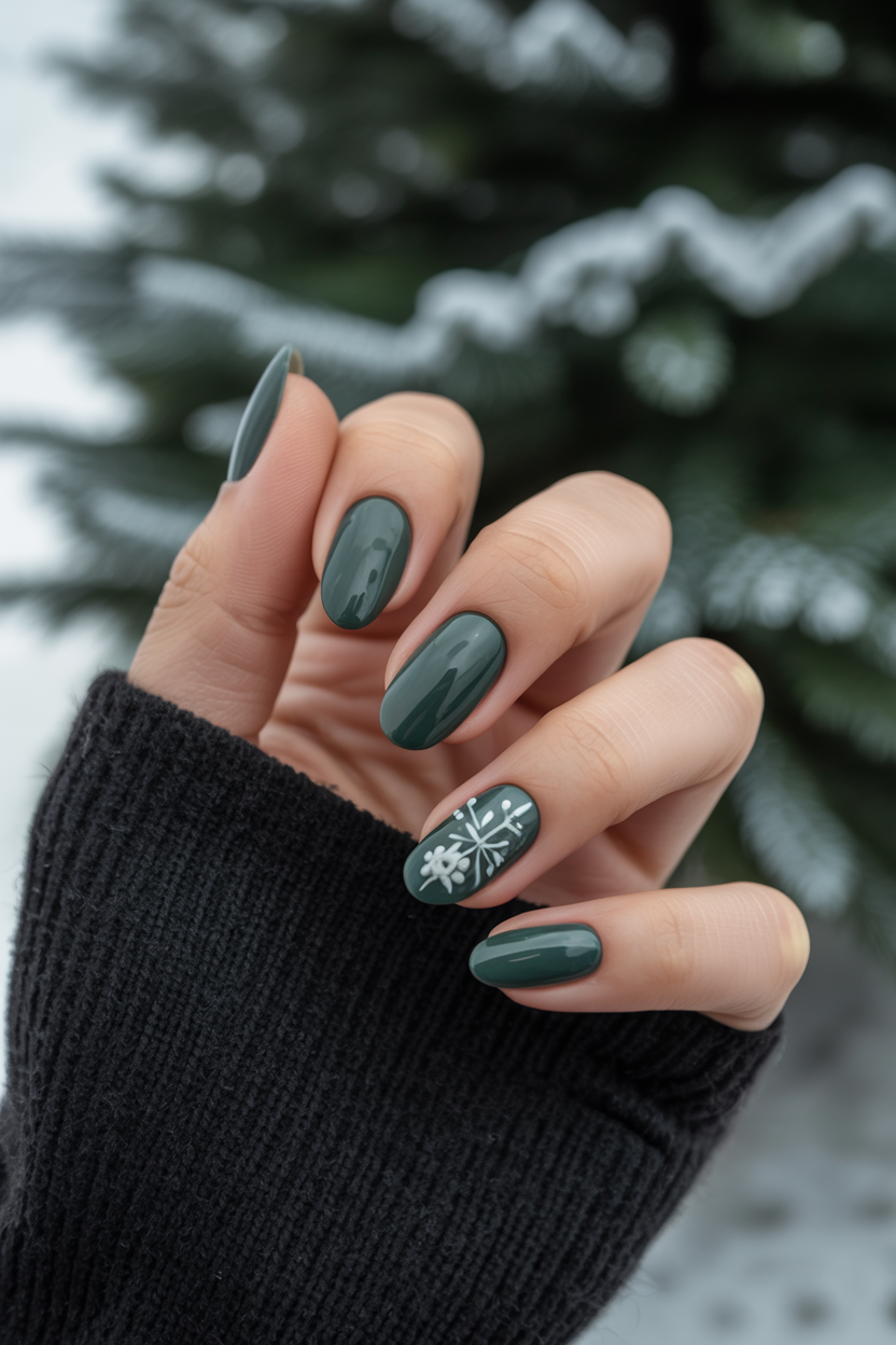 18 Green Winter Nails Ideas for Stylish Seasonal Looks – Everyday Wholesome