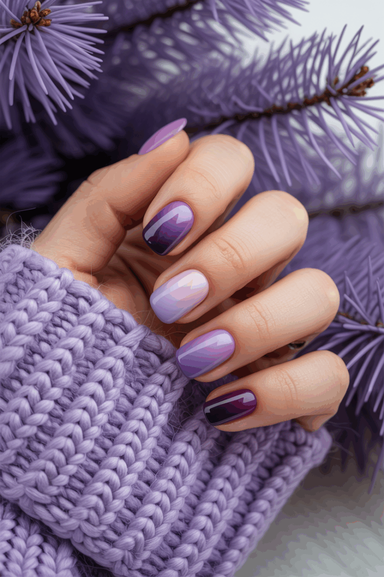 23 Purple Winter Nails Ideas for Stylish and Trendy Seasonal Looks ...