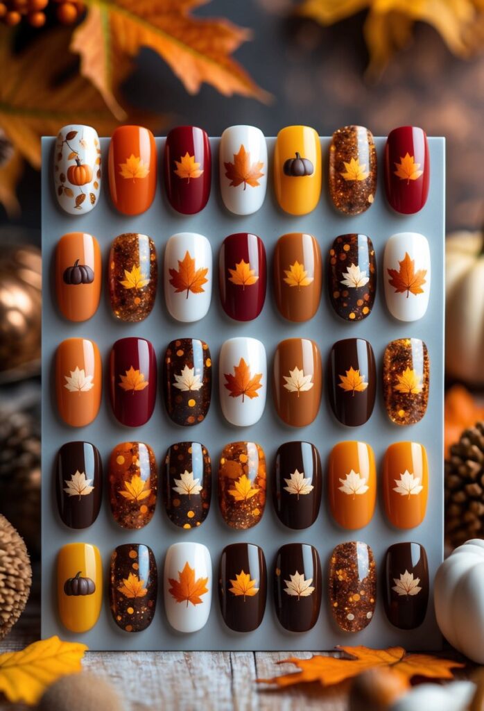 21 Thanksgiving Nails Designs Fall Nails To Elevate Your Seasonal Style ...