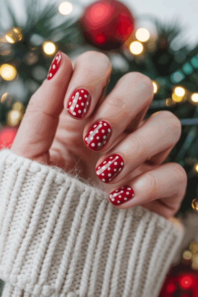 19 Short Christmas Nails Perfect for Festive and Practical Style ...