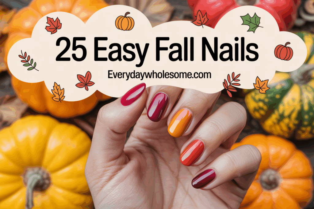 25 Easy Fall Nails for a Stylish Seasonal Manicure – Everyday Wholesome
