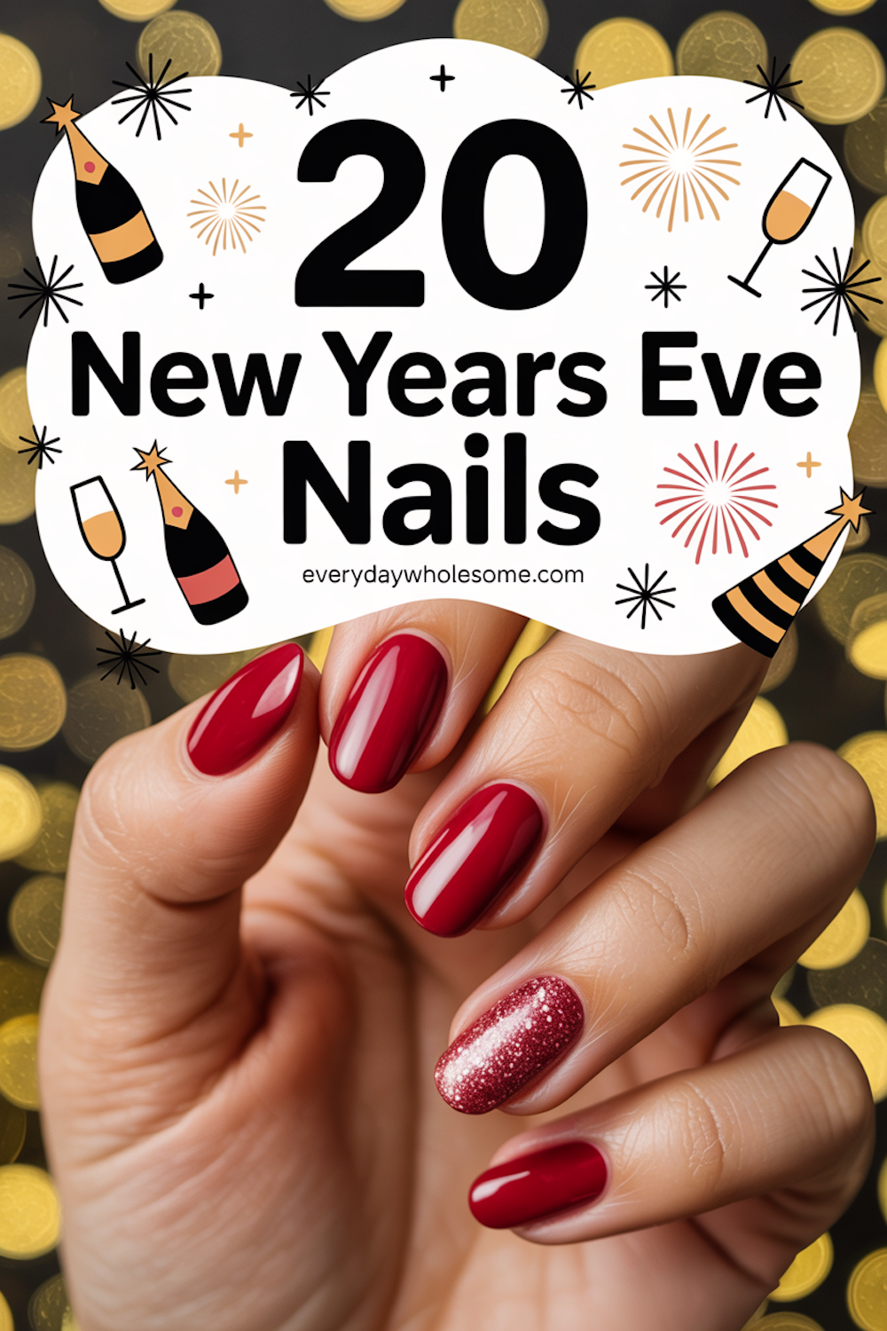 20 New Years Eve Nails Ideas for a Stunning Holiday Look – Everyday ...