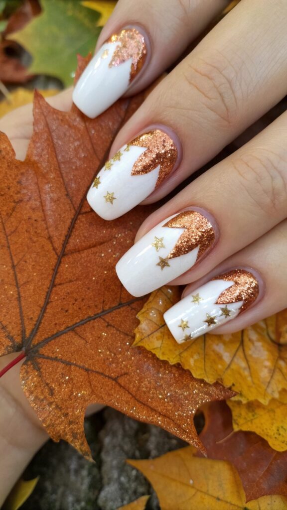 18 Stunning Fall Glitter Nail Designs You Need to Try – Everyday Wholesome