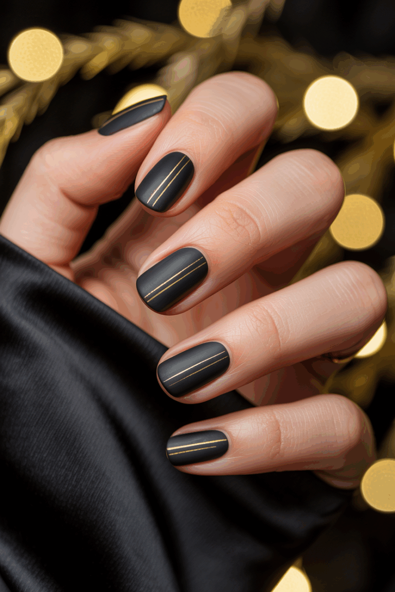 19 New Years Eve Nails Ideas Classy for Elegant Holiday Celebrations ...