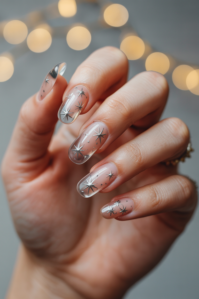 23 Simple New Years Eve Nails Simple Easy Ideas for Effortless Festive ...