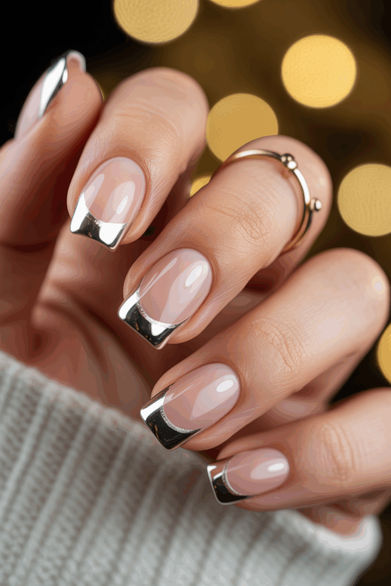 23 Simple New Years Eve Nails Simple Easy Ideas for Effortless Festive ...