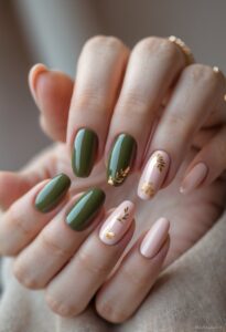 16 Green Autumn Nails Ideas to Elevate Your Fall Look – Everyday Wholesome
