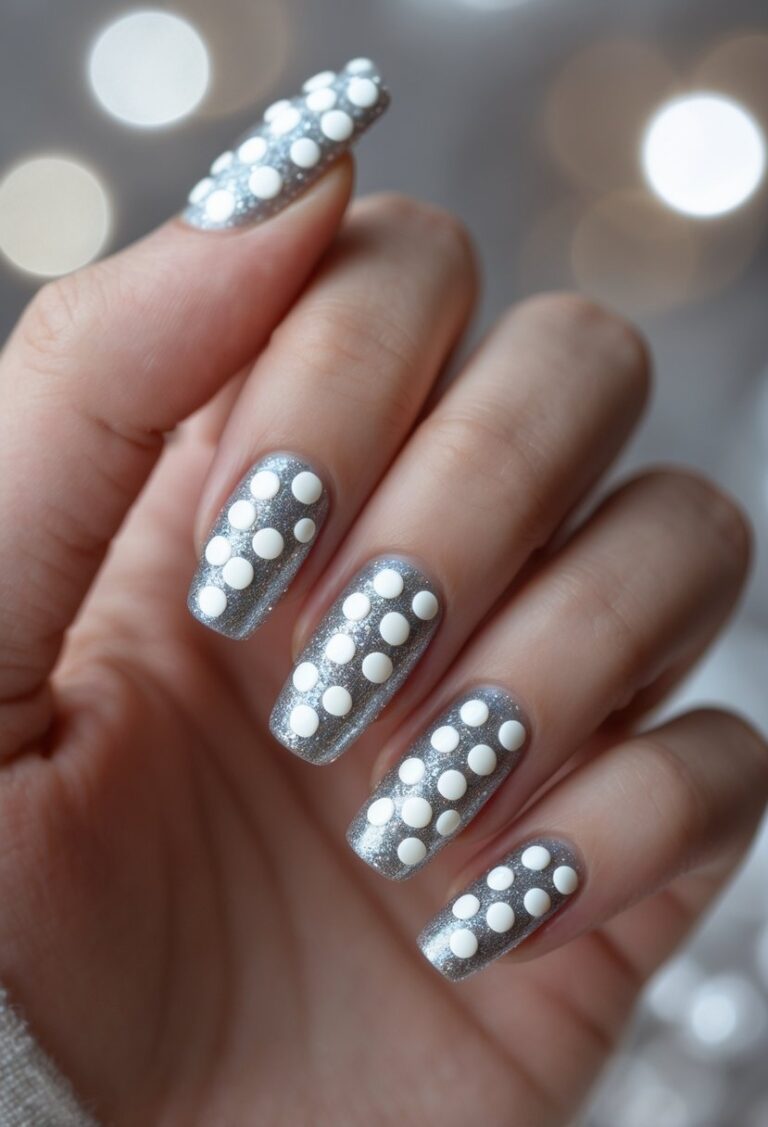 23 Simple New Years Eve Nails Simple Easy Ideas for Effortless Festive ...
