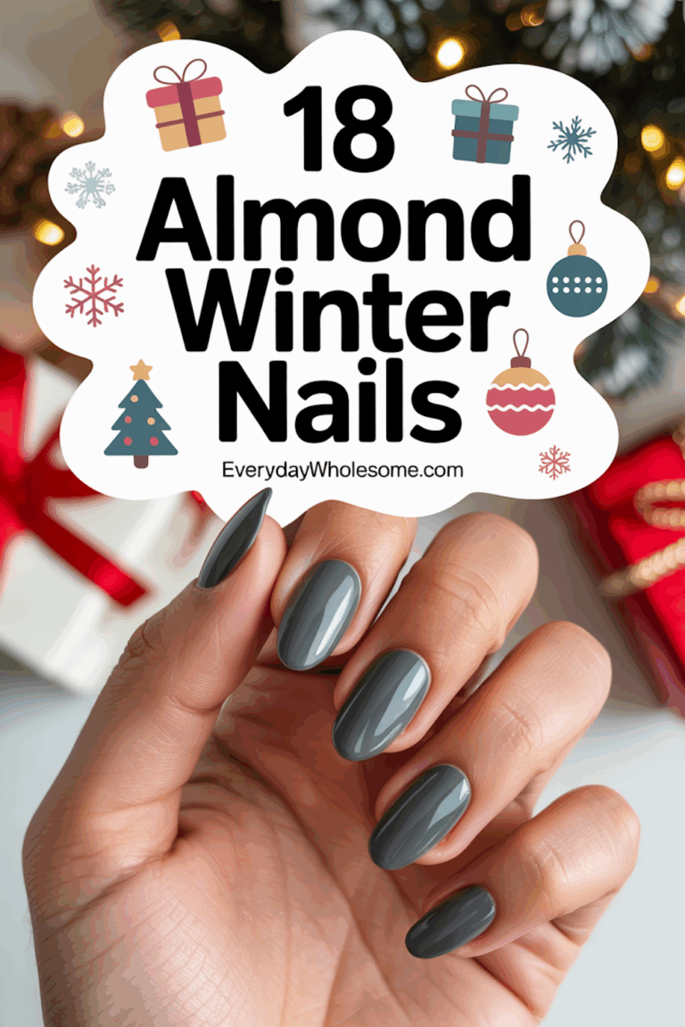 18 Winter Nails Almond Shape Ideas for a Chic Seasonal Look – Everyday ...