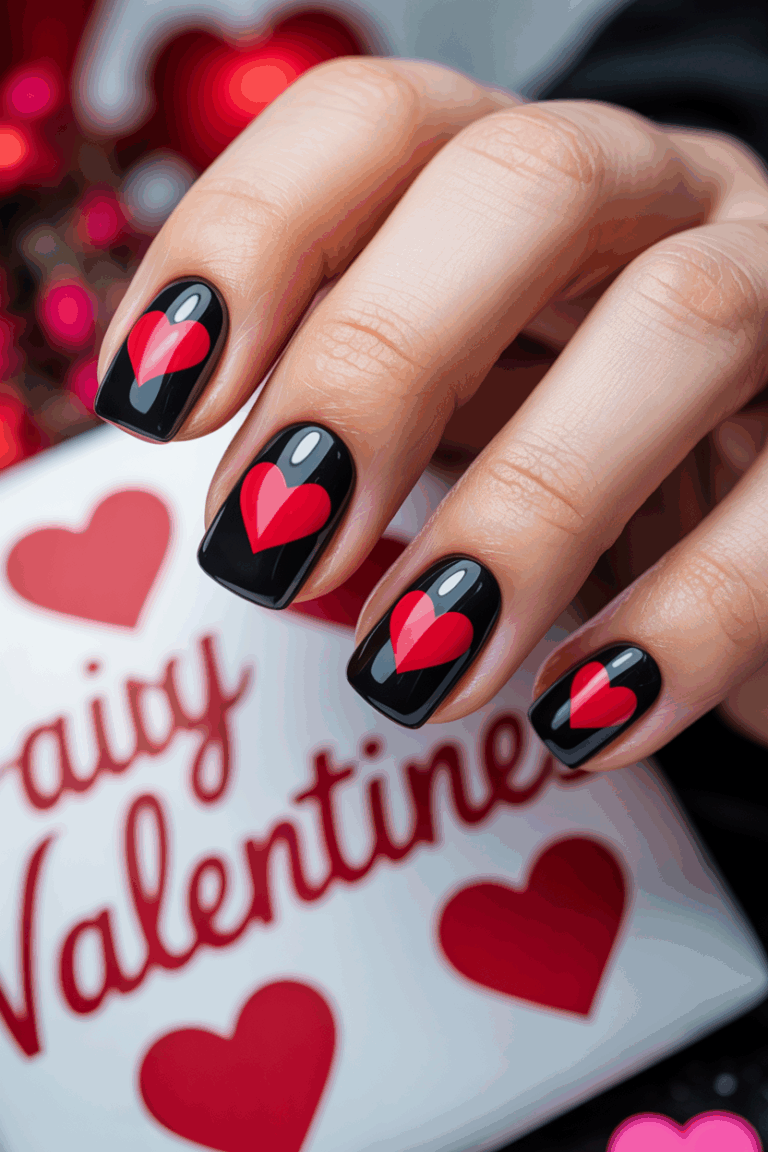 21 Valentines Day Nails Square Ideas for Stylish and Easy Manicures ...