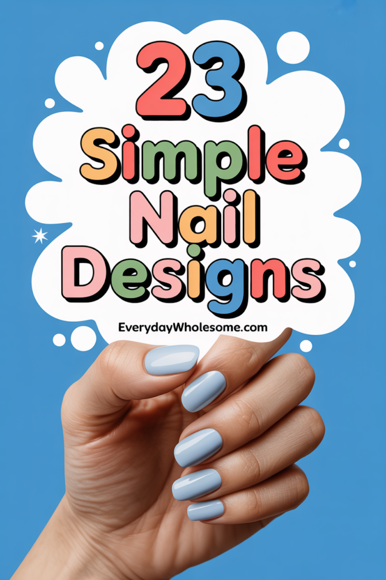 23 Simple Nail Design Ideas I Always Come Back To – Everyday Wholesome